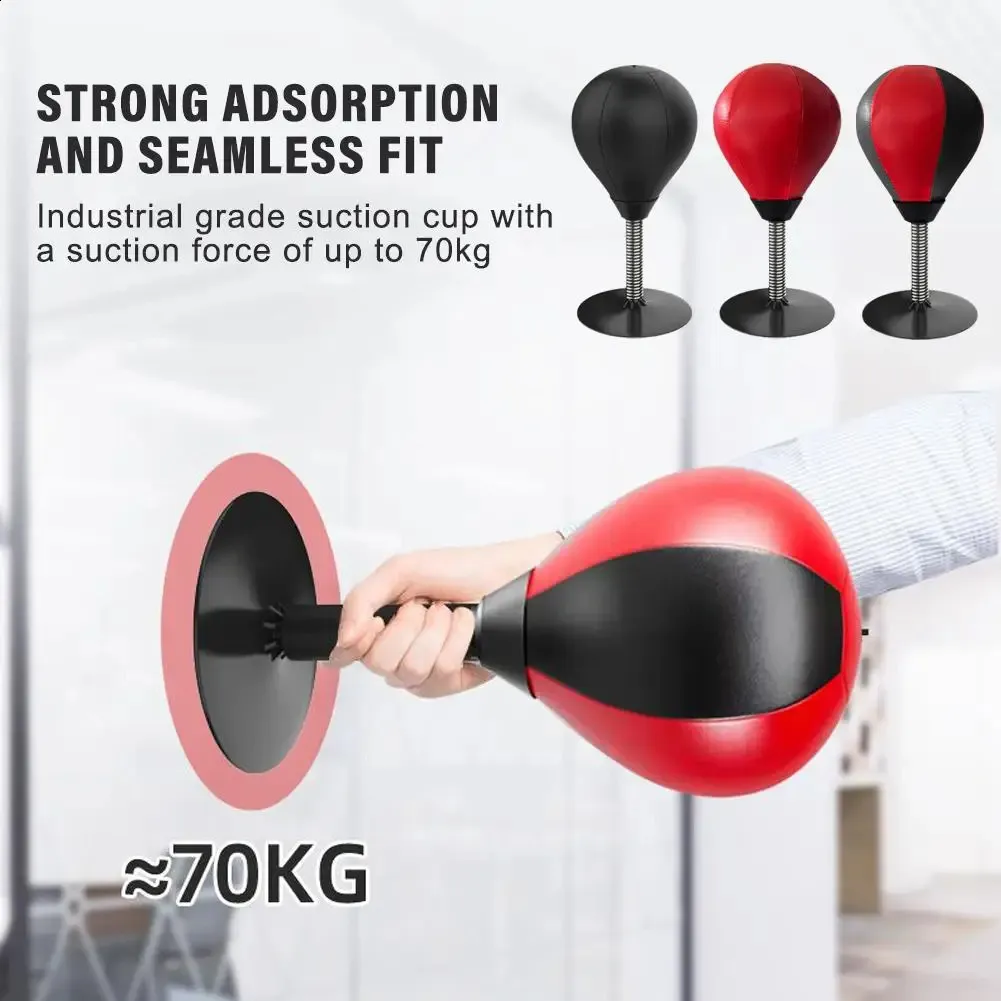 Desktop Punching Bag Ball with Suction Cup - Stress Relief Boxing ...