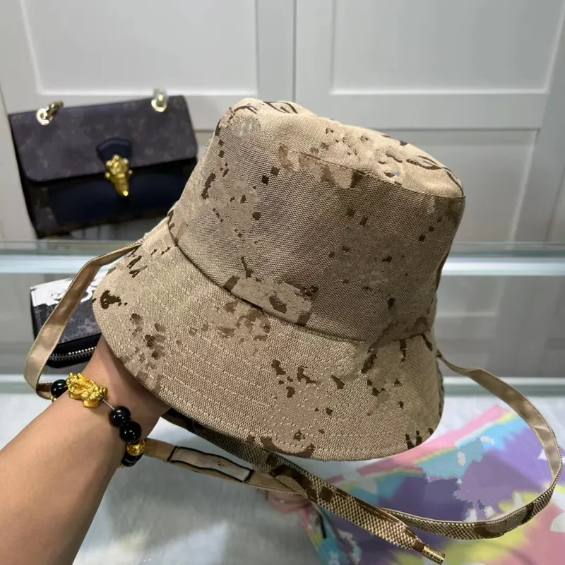 Wide Brim Bucket Hat Canvas Sun Hat For Men & Women Outdoor Beach ...