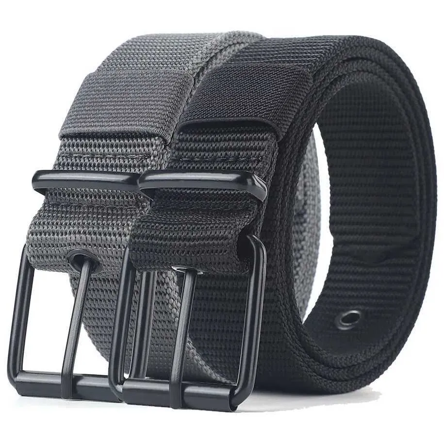 Versatile Korean Version Perforated Canvas Belt For Men For Men Ideal ...