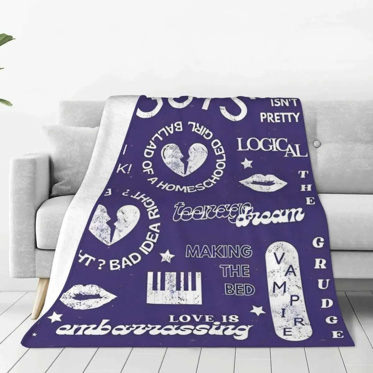Lightweight Velvet Sour Vampire Mothers Day Blanket By Olivia Guts ...