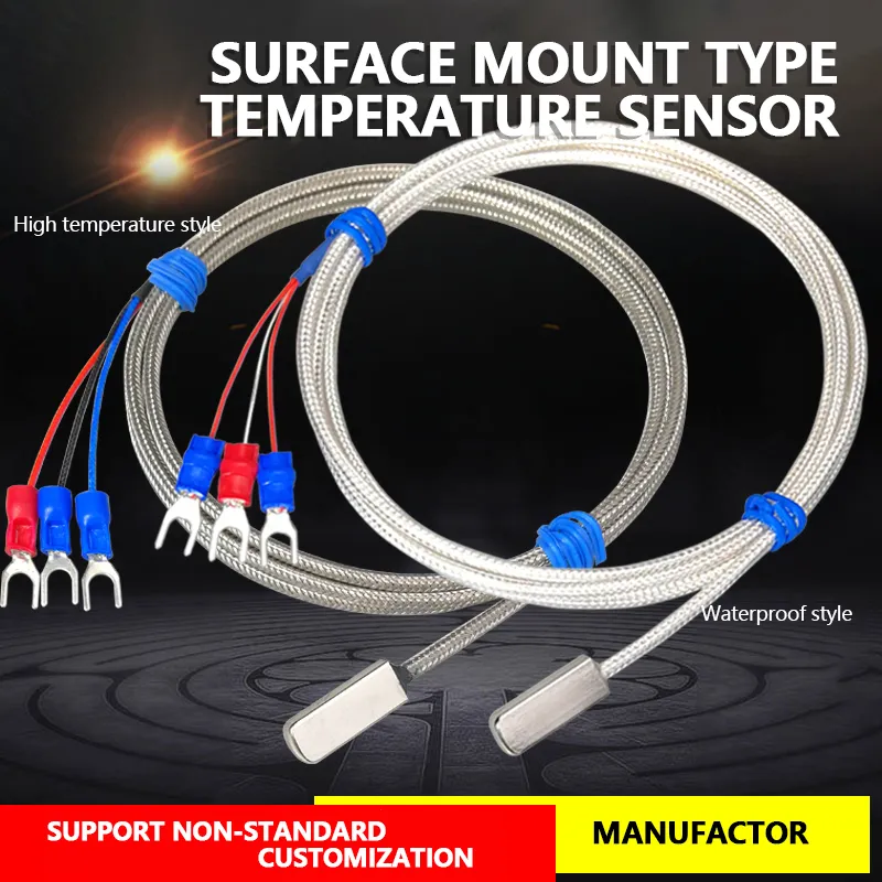 Waterproof Pt100 Surface Temperature Sensor Adhesive, End Probe ...