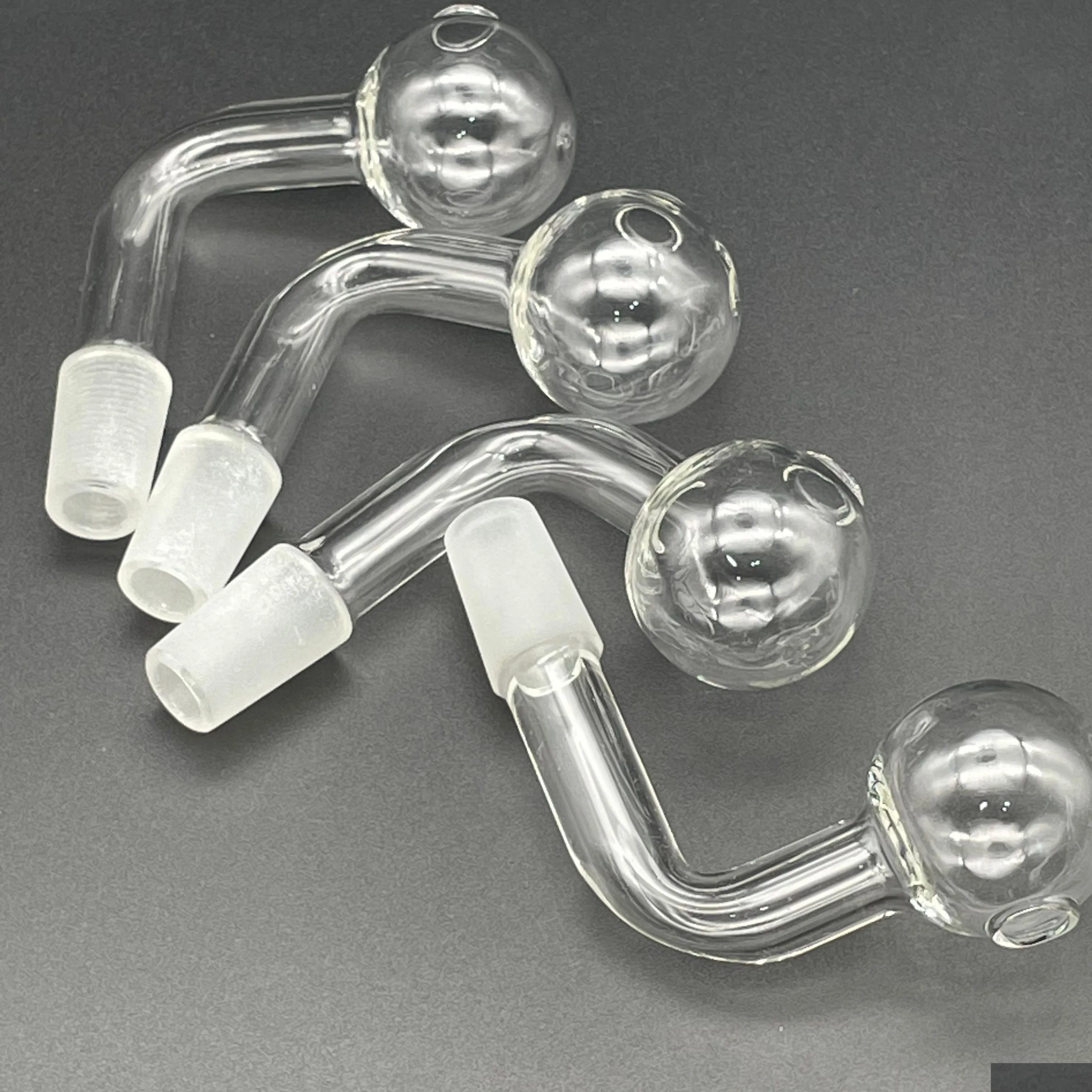 Smoking Pipes Pyrex Glass Oil Burner Pipe 14Mm 18Mm Male For Rig Water ...