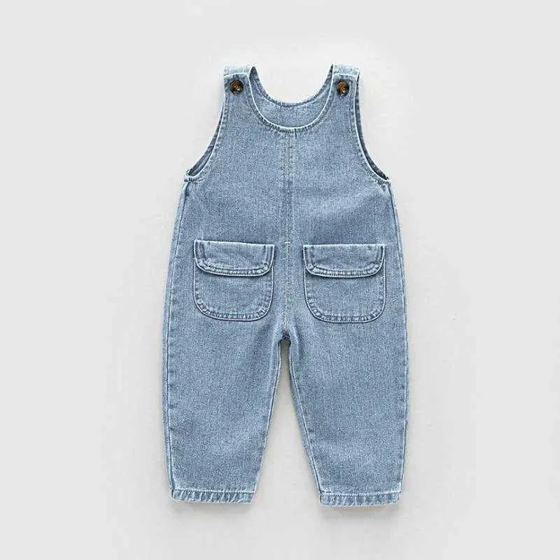 Toddler Denim Overalls for Boys & Girls - Casual Dungarees Rompers for ...