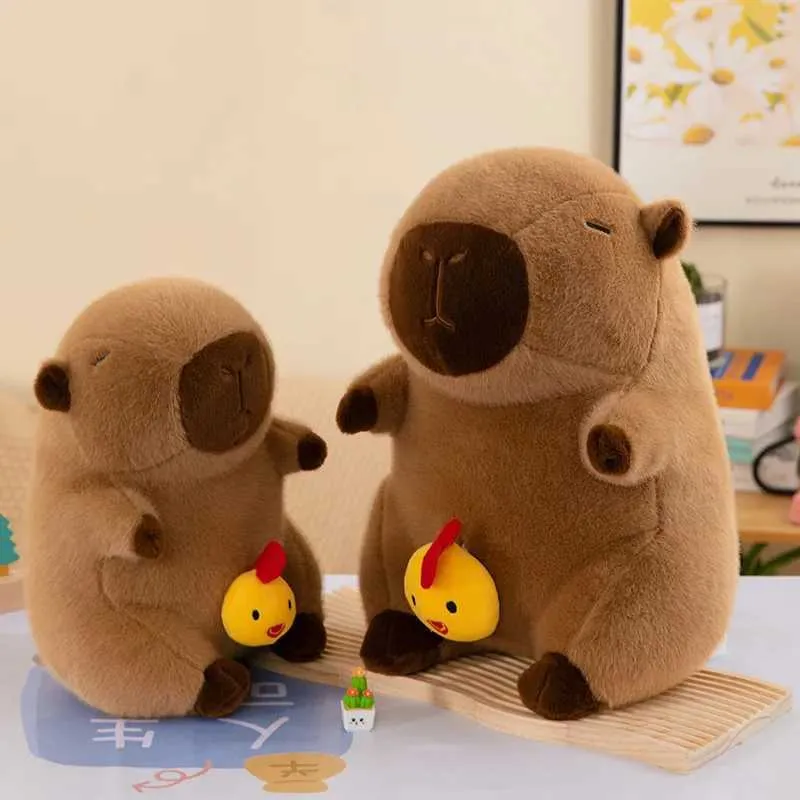 Capybara Plush Simulation Capibara Anime Fluffty Toy Cute Doll Stuffed ...