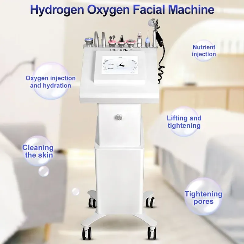 9 In 1 Hydrogen Micro Bubble Otoderm Oxygen Therapy Machine With High ...