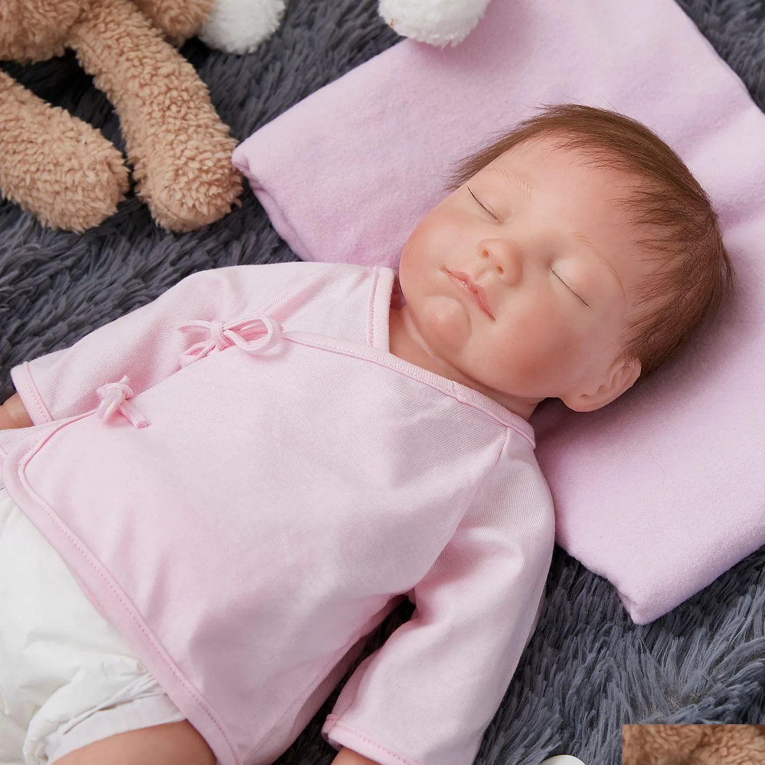 Realistic Full Body Silicone Avani Silicone Baby Dolls Lifelike Reborn ...