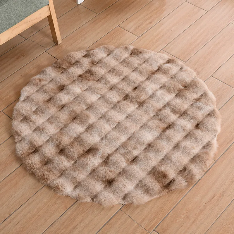 Living Room Carpet Round Floor Mat: Large Round Carpet For Bedroom ...