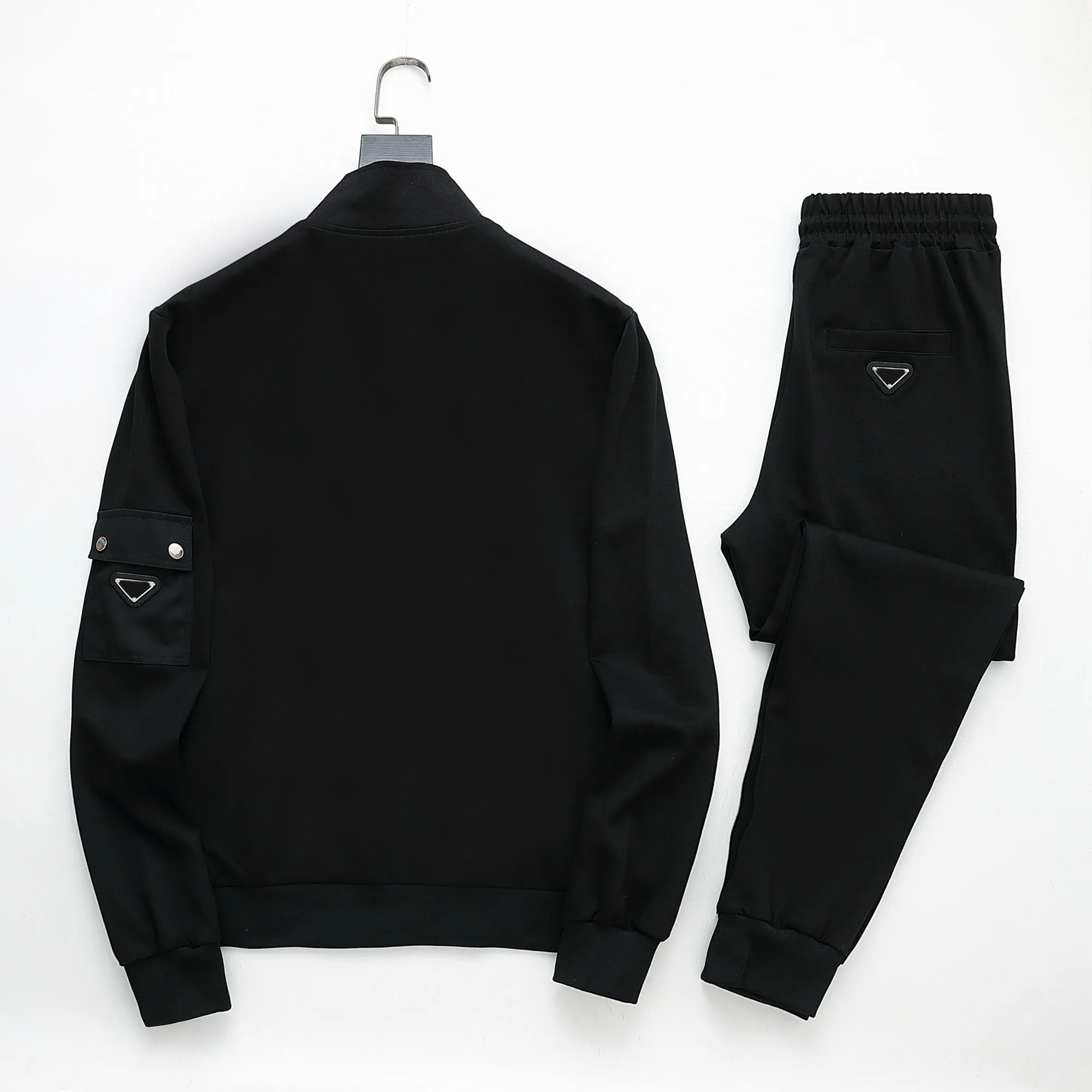 Men's Designer Mens Designer Tracksuits Set With Hooded Color Stripe ...