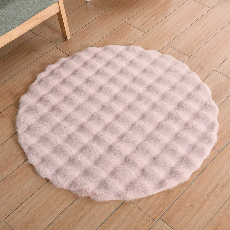 Living Room Carpet Round Floor Mat: Large Round Carpet For Bedroom ...