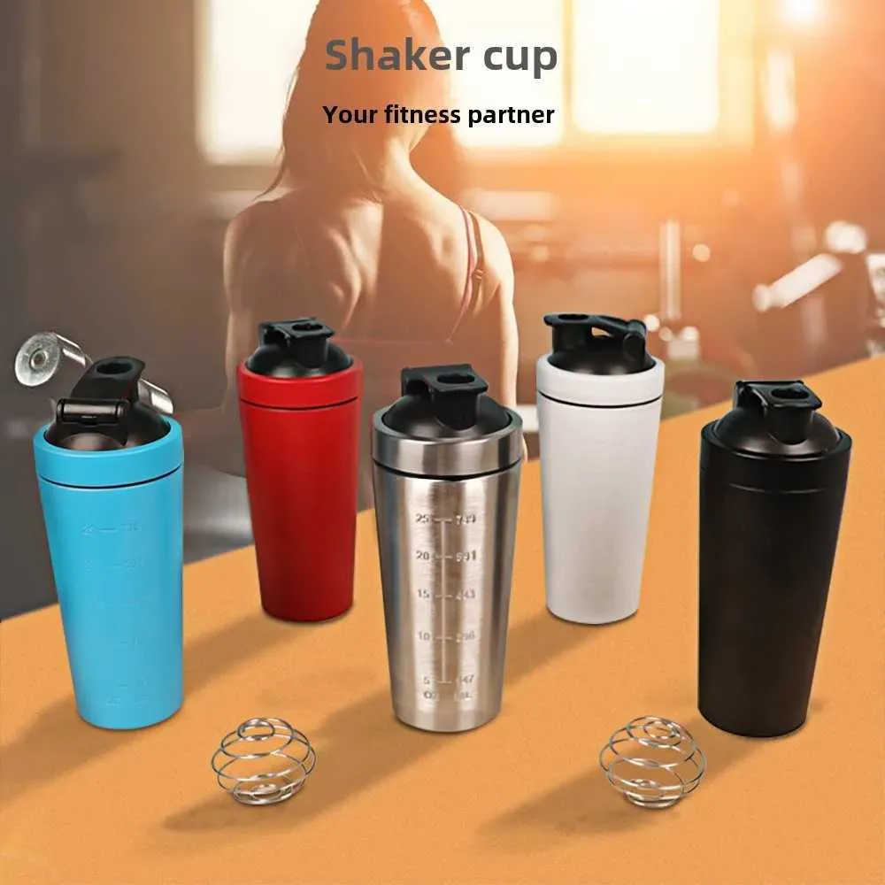 Stainless Steel Protein Milk Stainless Steel Shaker Cup For Fitness And ...