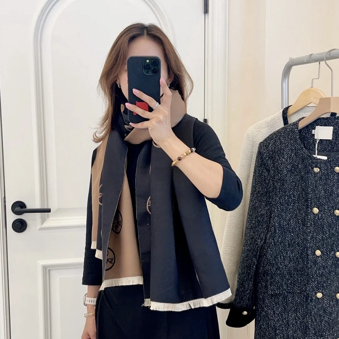 Premium Silk & Cashmere Blend Scarf: Versatile Fashion Scarves for ...