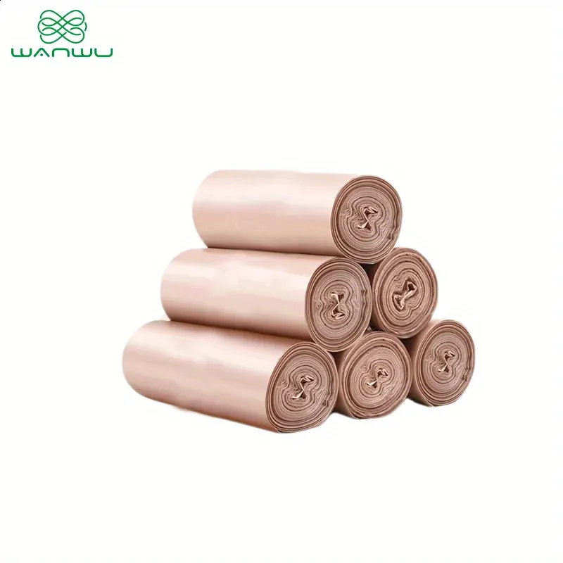 120 Large And Thick Degradable Trash Bags With Ties Ideal For Home And ...