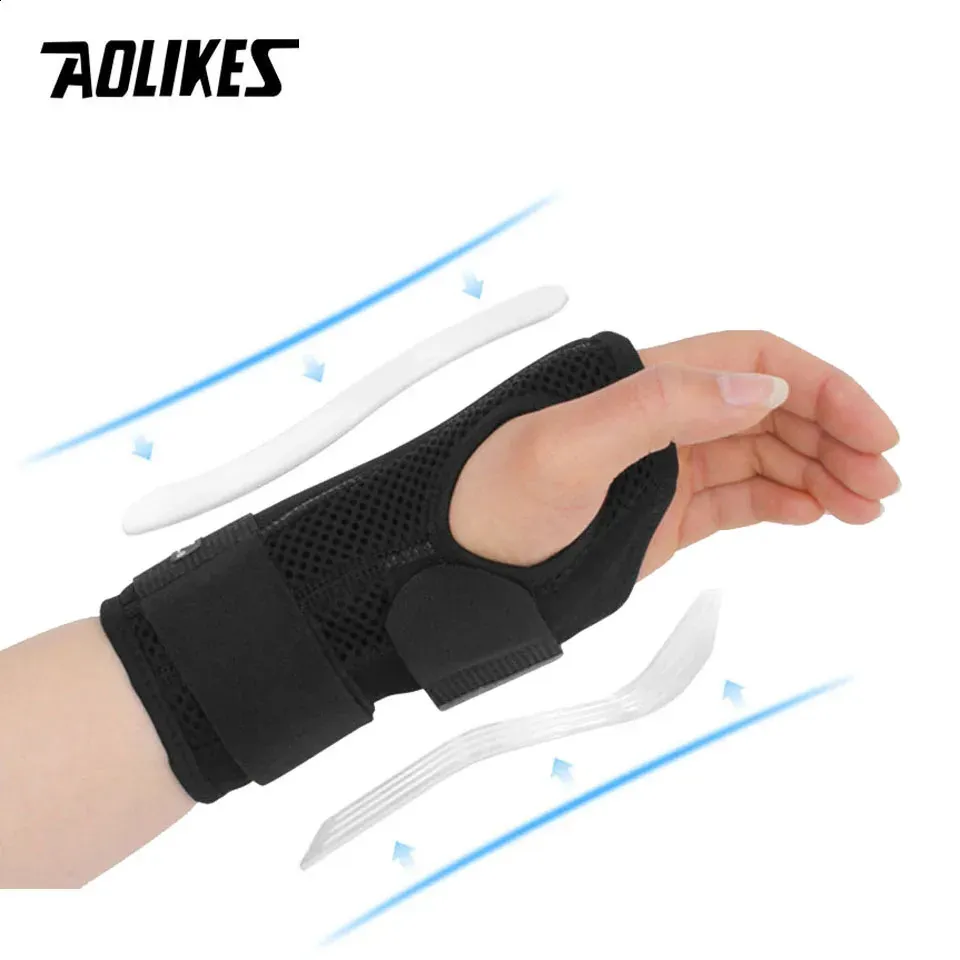 AOLIKES Adjustable Wrist Stabilizer Splint Compression Support Wrap for ...