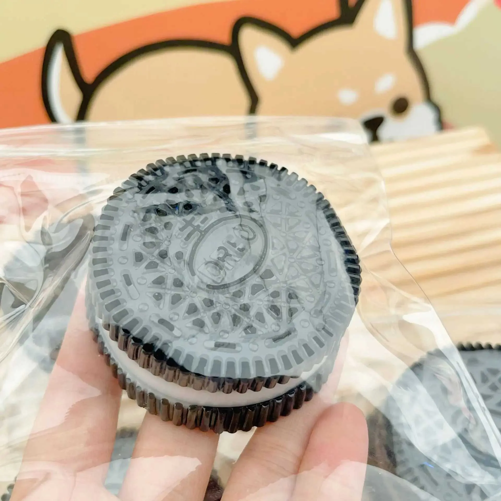 Soft Silicone Stress Relief Toy Kawaii Oreo Slow Bounce Pressure ...