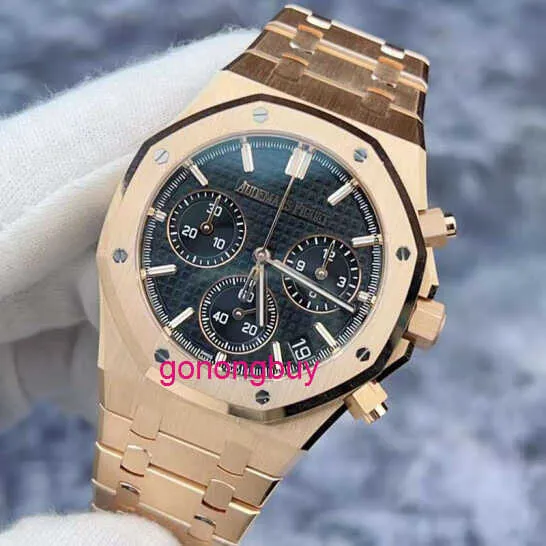 Swiss Skeleton Chronograph Royal Oak 26240OR Black Disc 50th ...