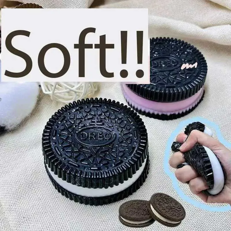 Kawaii Oreo Squishy Stress Toy Slow Rising, Soft Foam, Pressure Relief ...