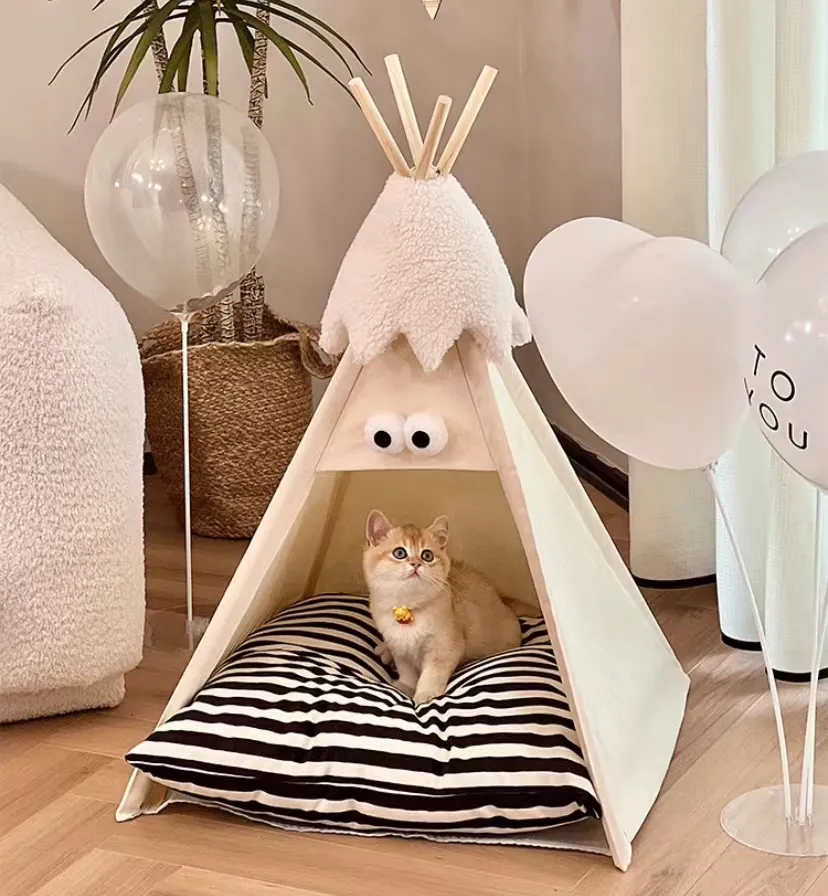 Tent Cat Kennel Dog Kennel All Year Round Warm Semi Enclosed Ca From ...