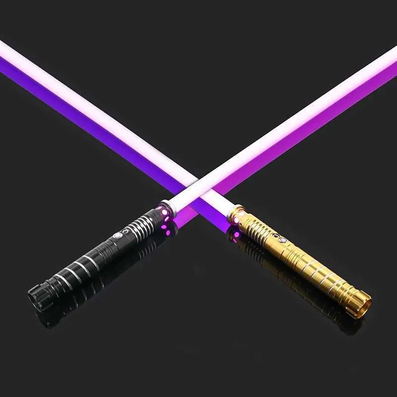 RGB Lightsaber Laser Sword Metal ، LED Flash ، لعبة الأدوار ، لعبة ...