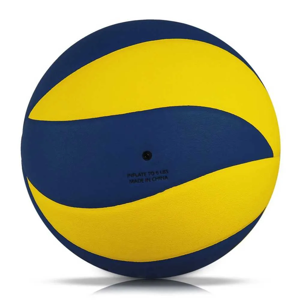 Official Size 5 Beach Volleyball Ball - Premium PU Leather, Hand ...