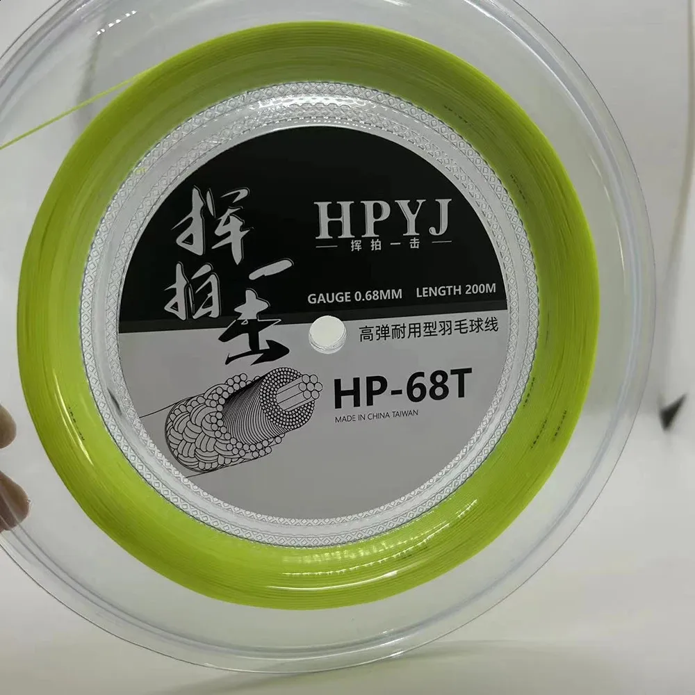 200m Badminton A Racket String With Durability 0.68mm Soft Reels ...