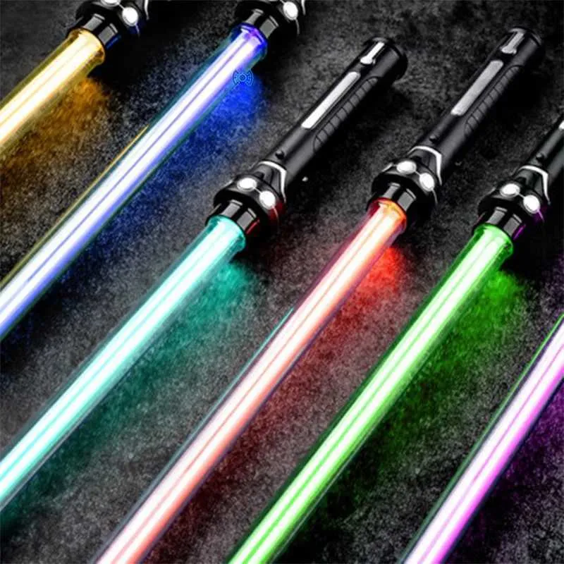 RGB Light Up Lightsaber Toy Change Kids Laser Sword With Soundfonts ...