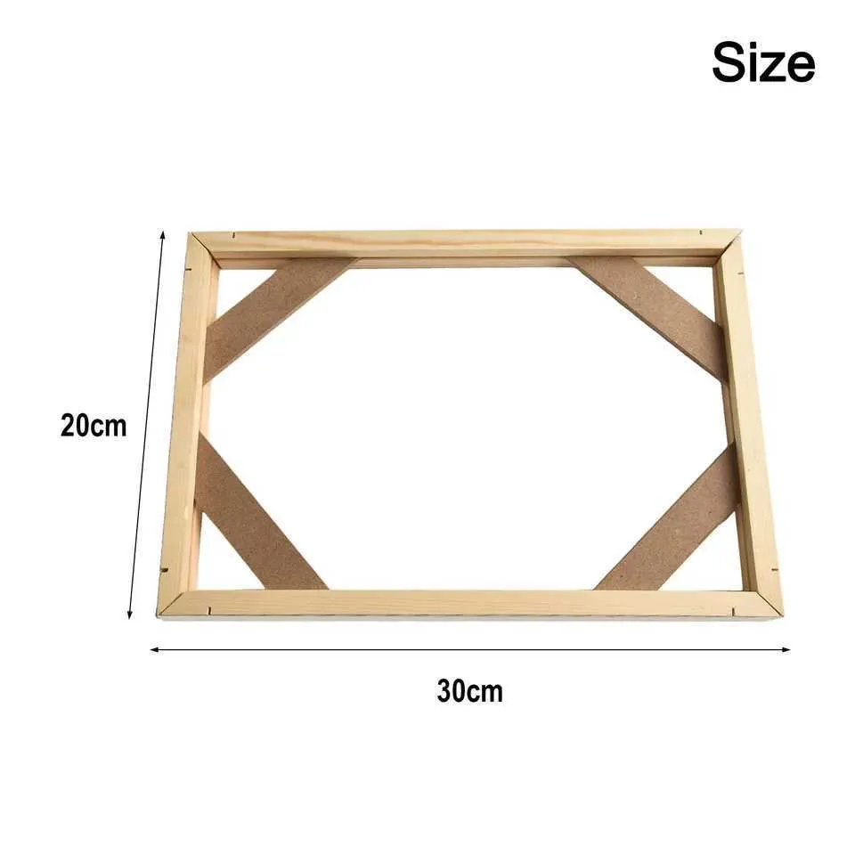 DHgate.com:DIY Canvas Frame Kit - Natural Wood Oil Painting Frame, Easy ...