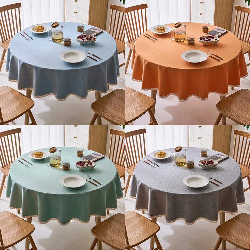 Waterproof Tablecloth: Oilskin Wipeable PVC Tablecloth With Plaid ...
