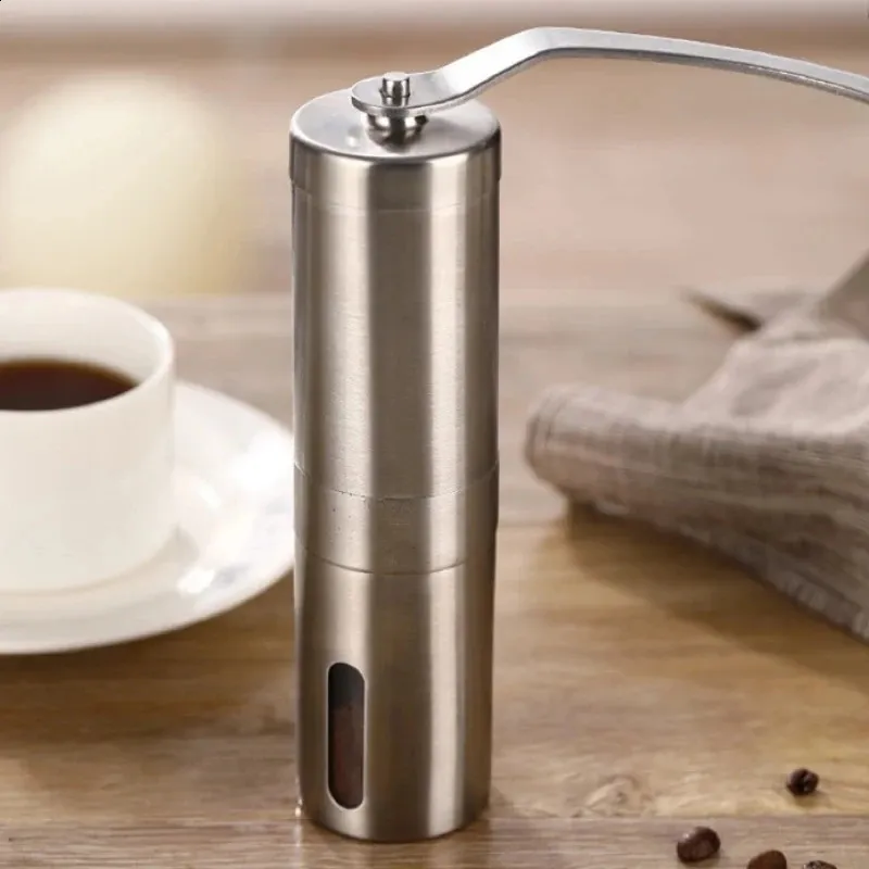 Stainless Steel Manual Handheld Coffee Grinder Handmade Mini Bean ...