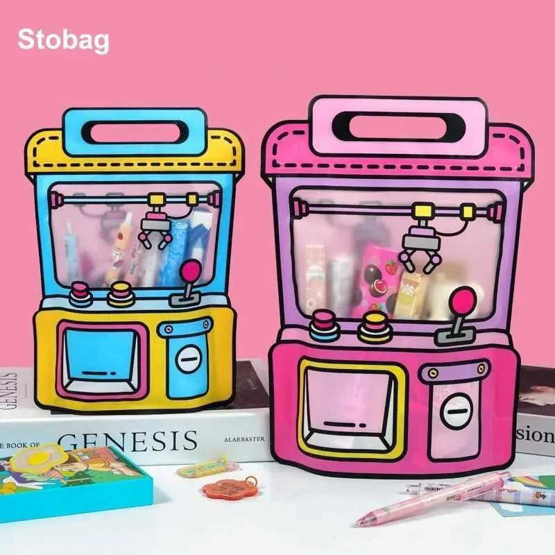 StoBag 50 Cartoon Candy Diaper Packaging Bags With Zipper, Handle, And Sealed Plastic Food And ...