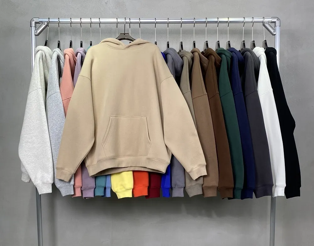 Loose Fleece Pullover Hoodie Sweater for Men and Women with Lapel Neck ...