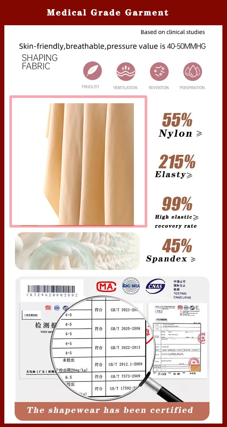 Women's Postpartum Body Shaping Compression Leggings with Zipper ...