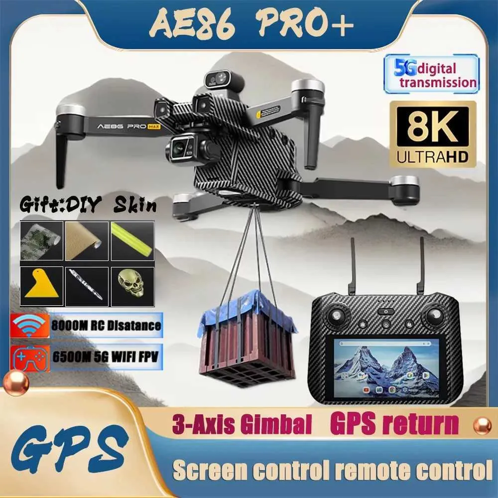 AE86 Pro Max+ 8K Professional Drone Eachine E520s With 3 Axis PTZ, GPS ...