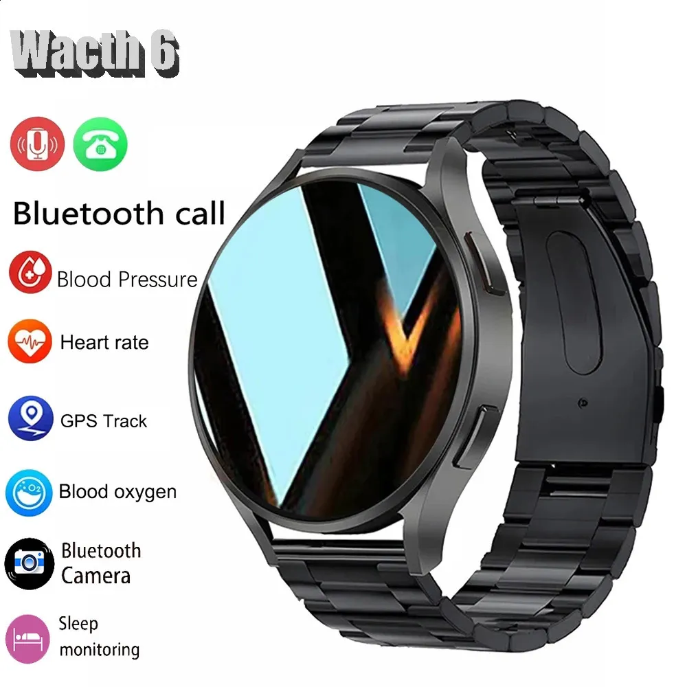 Smart Watch 6 Men and Women 1.44 Inch Screen Bluetooth Call Heart Rate ...