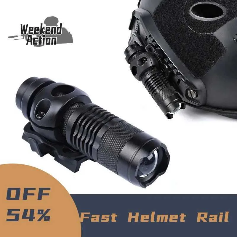 Tactical Helmet Flashlight WADSN Strobe & Constant Light With White ...