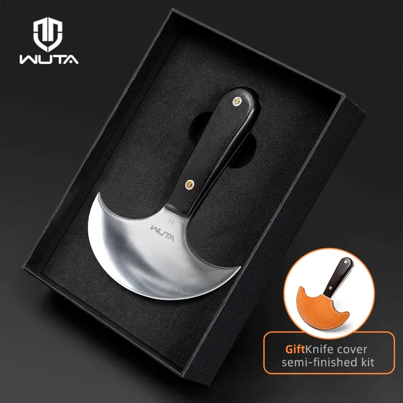 WUTA Professional Leather Knife Ultra Sharp Round Head For Skiving, DIY ...