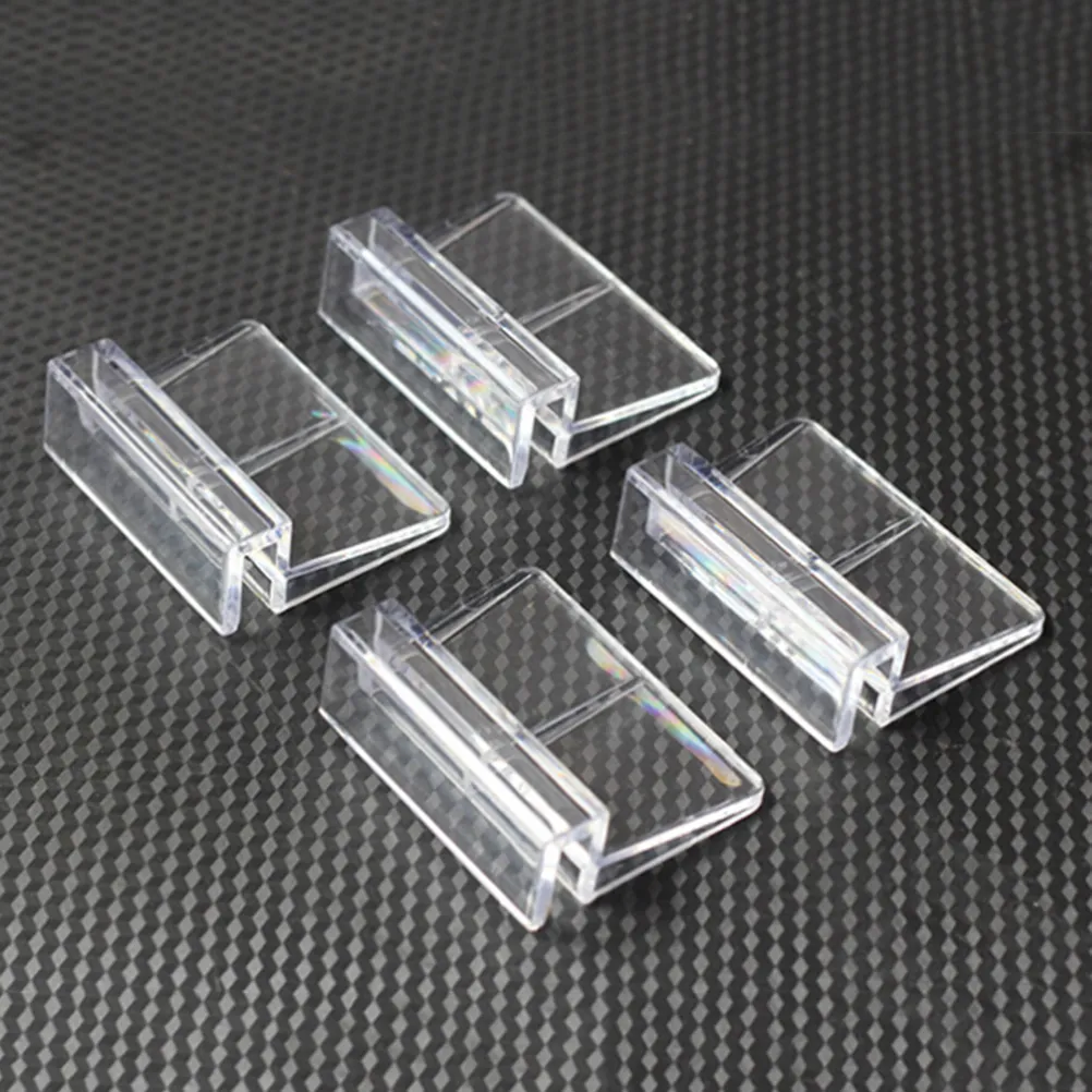 Aquarium Glass Lid Clips - 4 Pack, Acrylic Tank Cover Holders for ...
