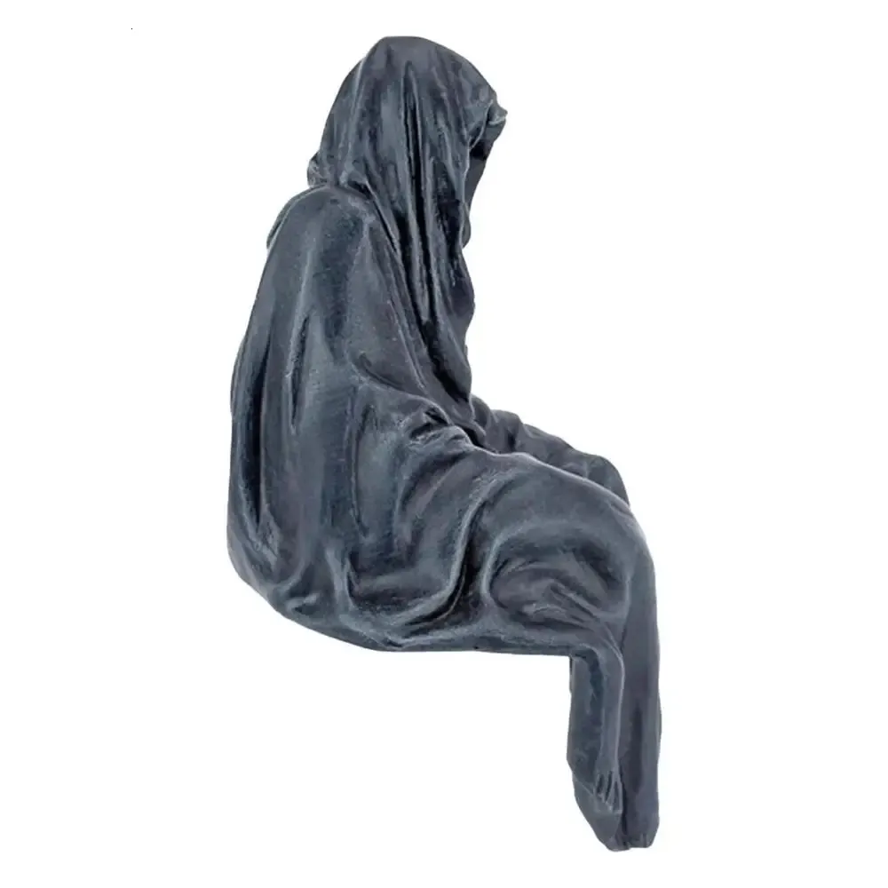 Grim Reaper Faceless Ghost Resin Statue: Hell Messenger Ghost Sculpture ...