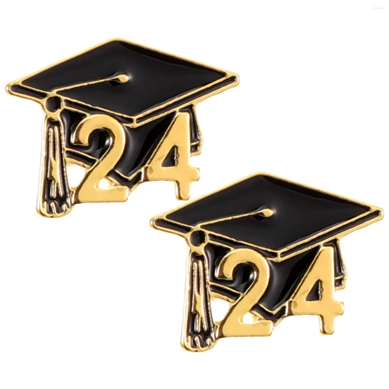 2024 Graduation Cap Lapel Pin Set Enamel Graduation Brooch For Class ...