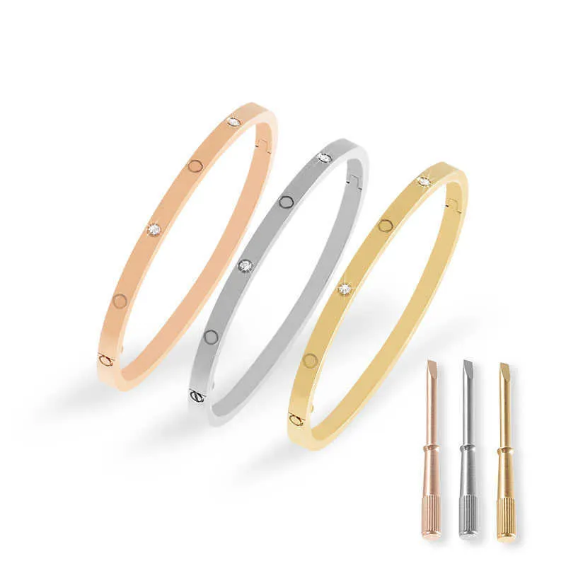 Jinmei Fashion Bracelet Genuine 18K Gold Rose Side Bangles Cards For ...