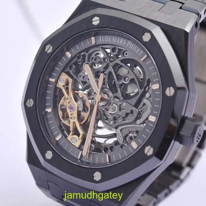 Fancy Collection Of Ap Watch Royal Oak Series 15416CE Black Ceramic ...