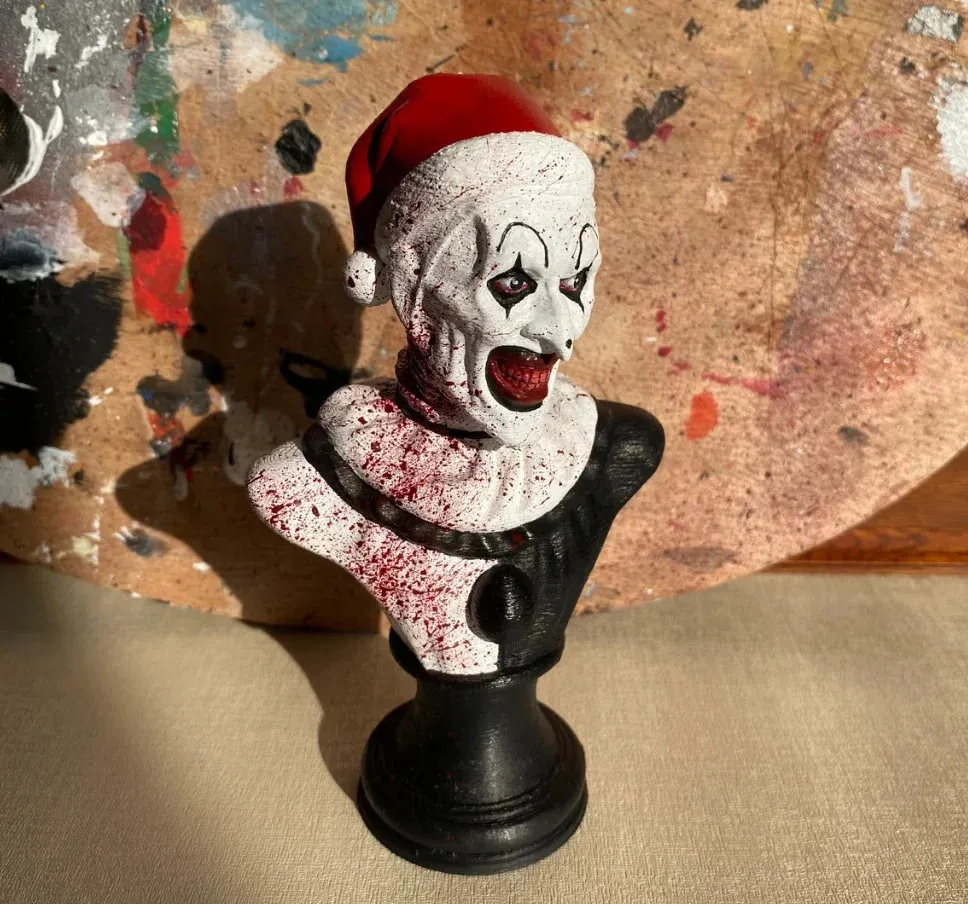 Terrifier Clown Resin Figure Halloween Horror Ornament, Party Prop, Bar ...