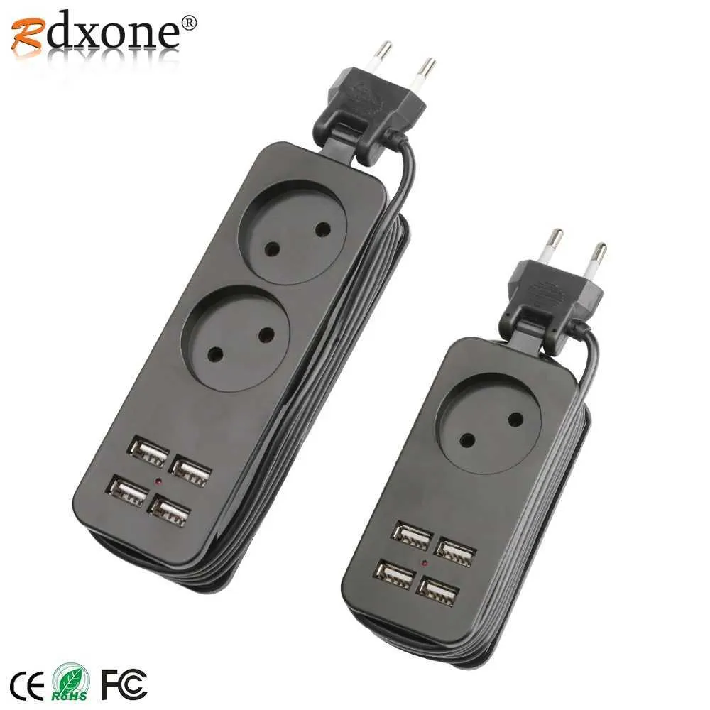 DHgate.com:Portable Desktop Power Strip with 4 USB Ports, 4.0/4.8 EU KC ...
