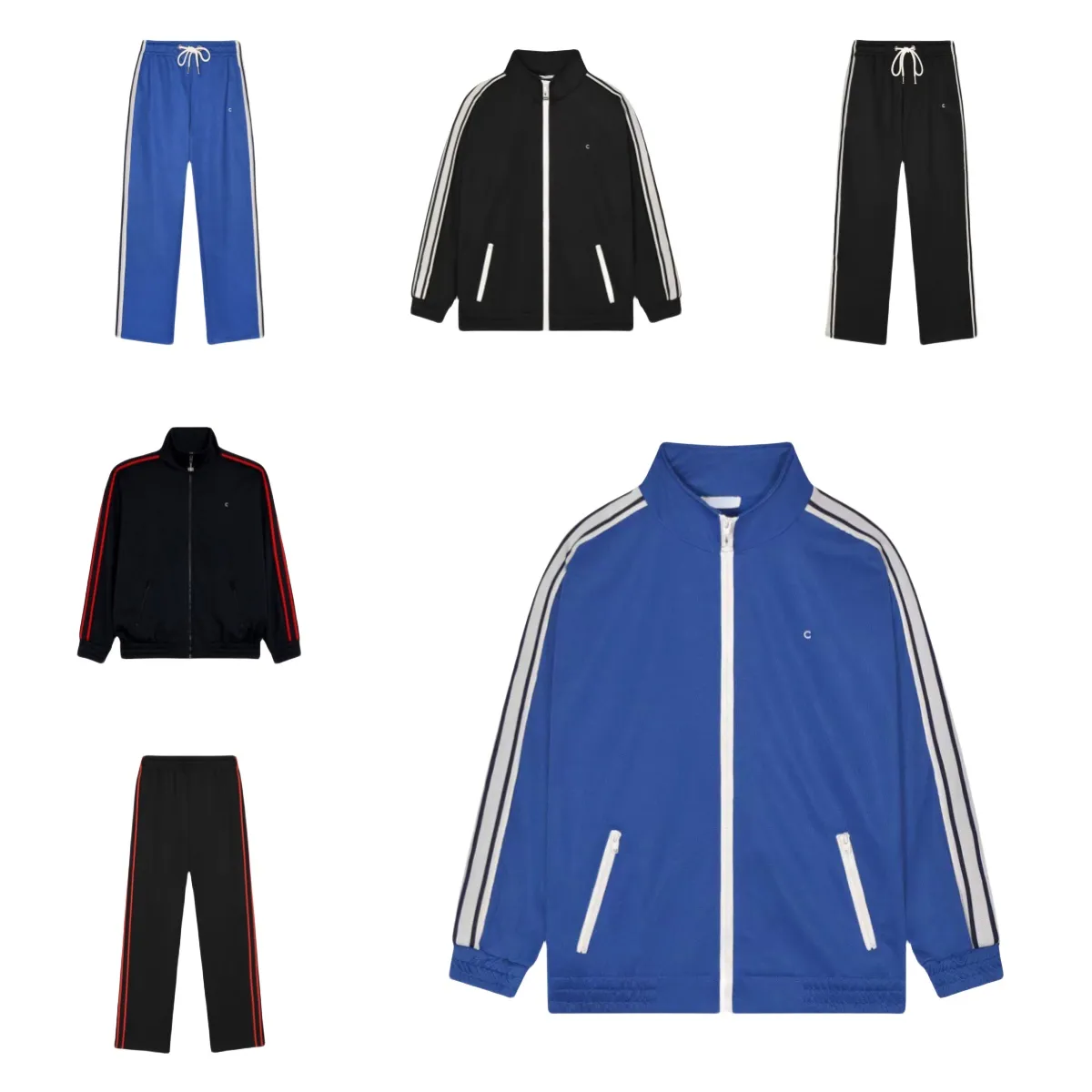 Luxury Designer Sportswear Mens Black Tracksuit Bottoms With Classic ...