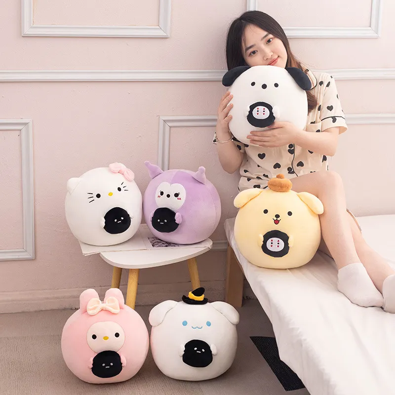 Kawaii Kuromi Tuanzi 2024 Plush Dolls, Stuffed Animal Toys, Soft Pink ...