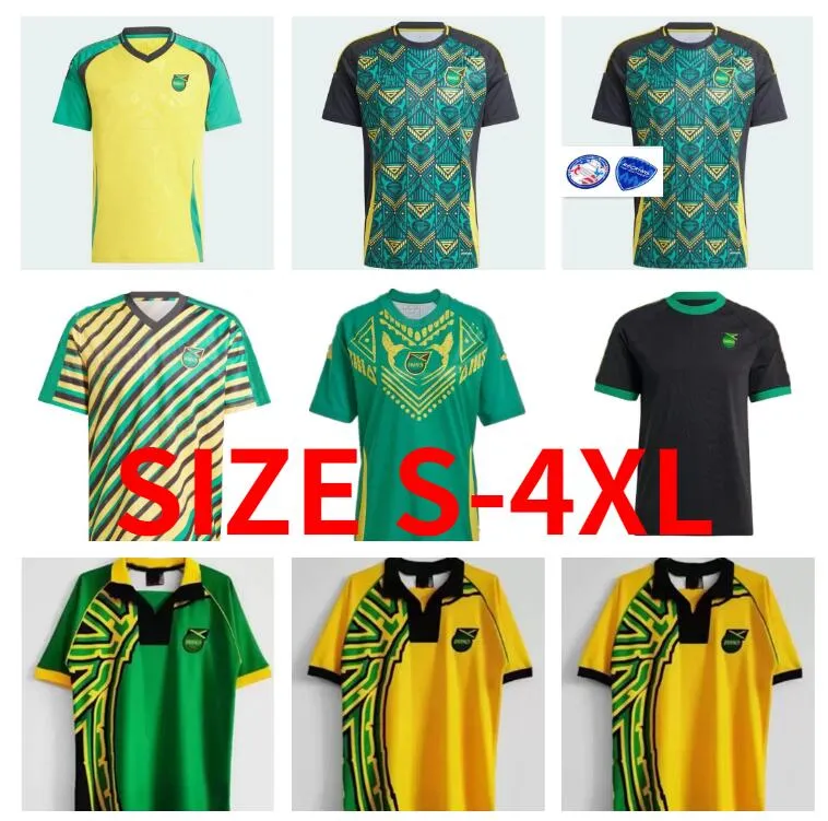 2024 2025 1998 Retro Jamaica Soccer Jerseys 23 24 Equipo De Fútbol ...