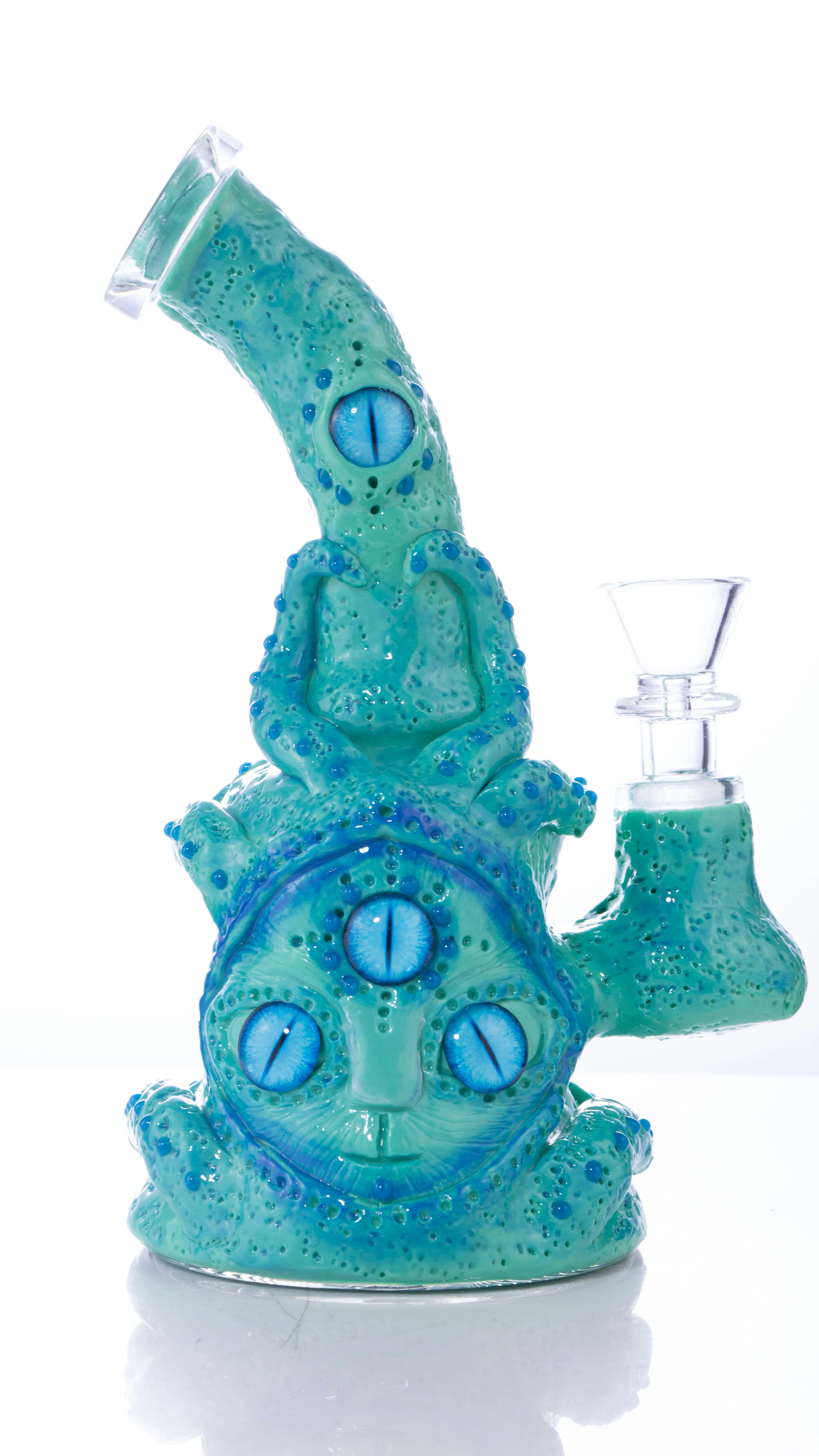 Multi Eye Cat Glass Bong 3d Hookah Hallowen Style Dab Rig Glass Bongs ...