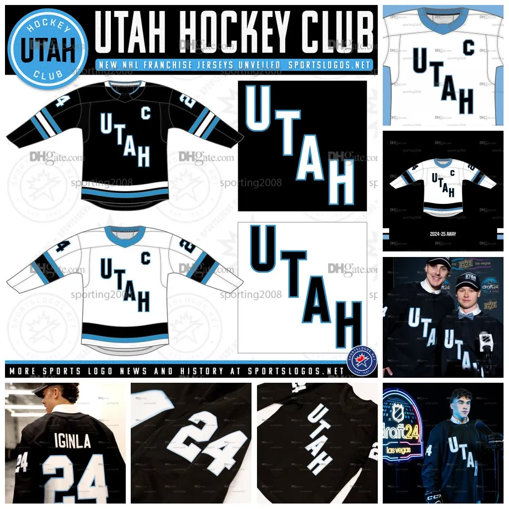 DHgate.com:TIJ IGINLA Utah Hockey Club 2024-24 Season Jersey | Keller ...
