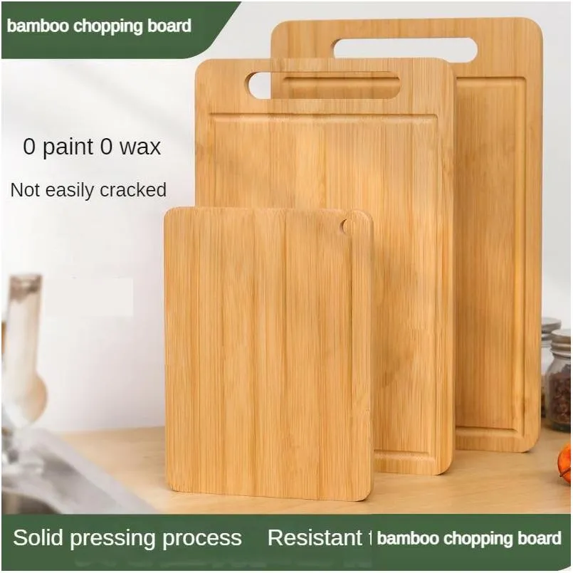 Nanmu Bamboo Chopping Board Set: Create Mildew Proof Vertical Kitchen ...