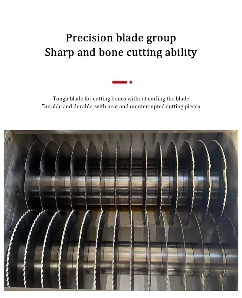 Electric Meat Cuber Industrial Pork Ribs Cube Cutter Automatic Meat ...