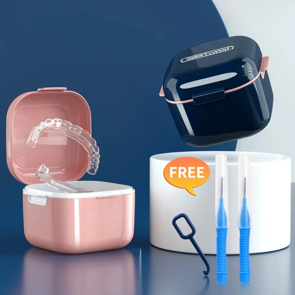 Orthodontic Retainer Case: Portable & Durable, Soaking & Cleaning ...